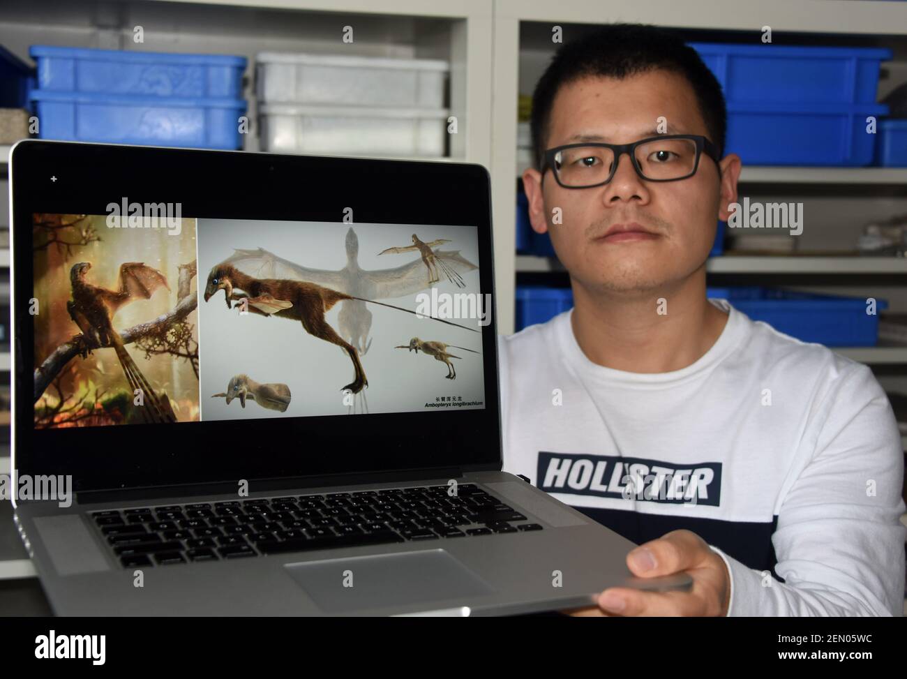 Photo released on 9 May 2019 show Chinese researcher Wang Min ...