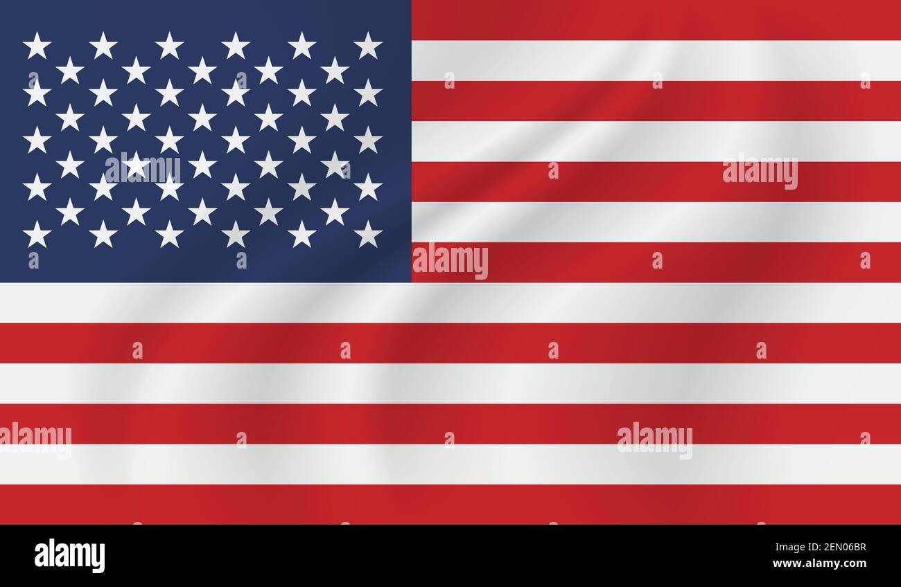 American flag. Grunge old flag USA isolated white background ...