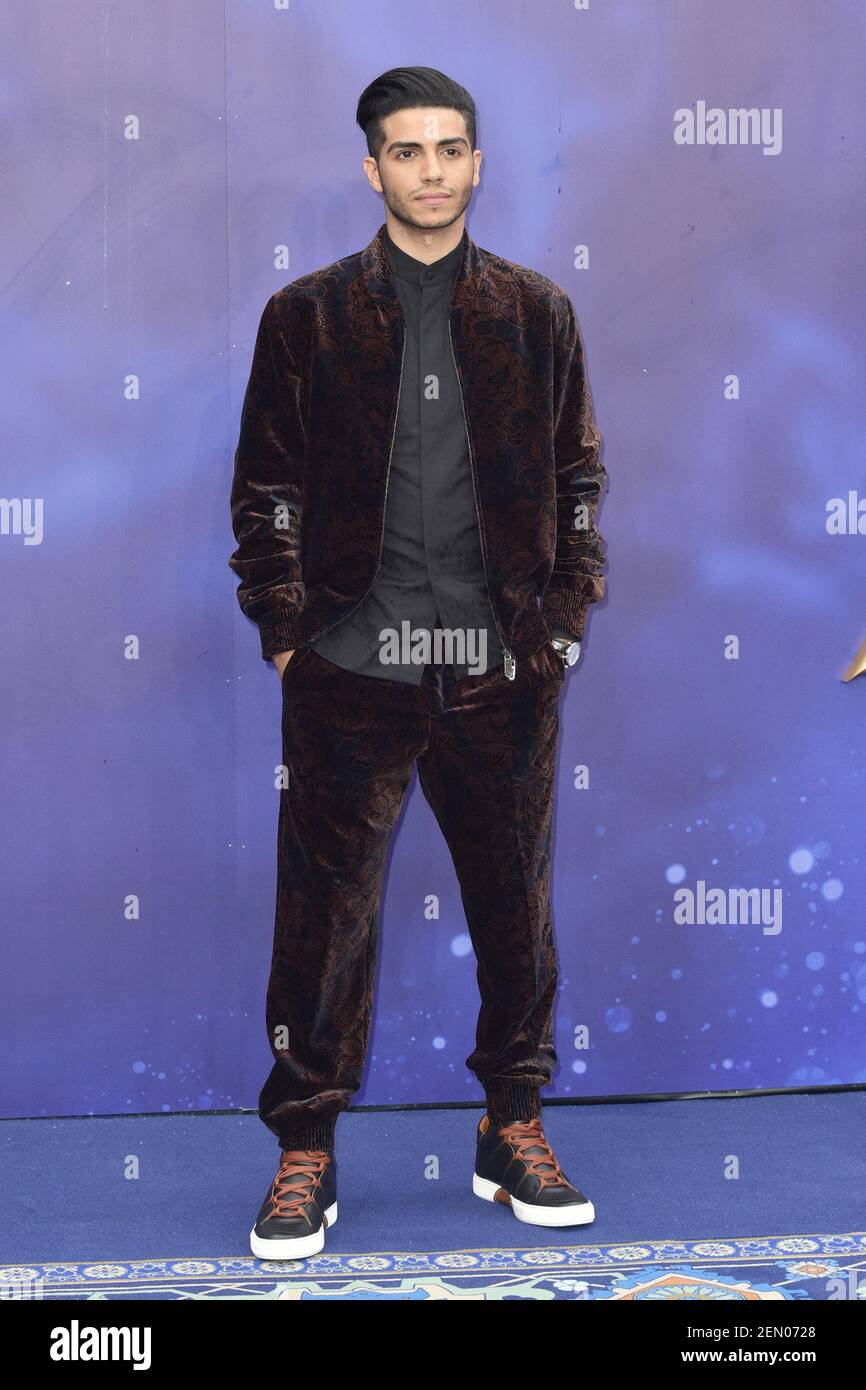 Mena Massoud attends the European Gala of 'Aladdin' at the Odeon Luxe ...
