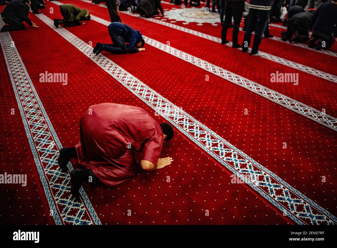 ROTTERDAM - Start of the ramadan in the Mevlana mosque in Rotterdam ...