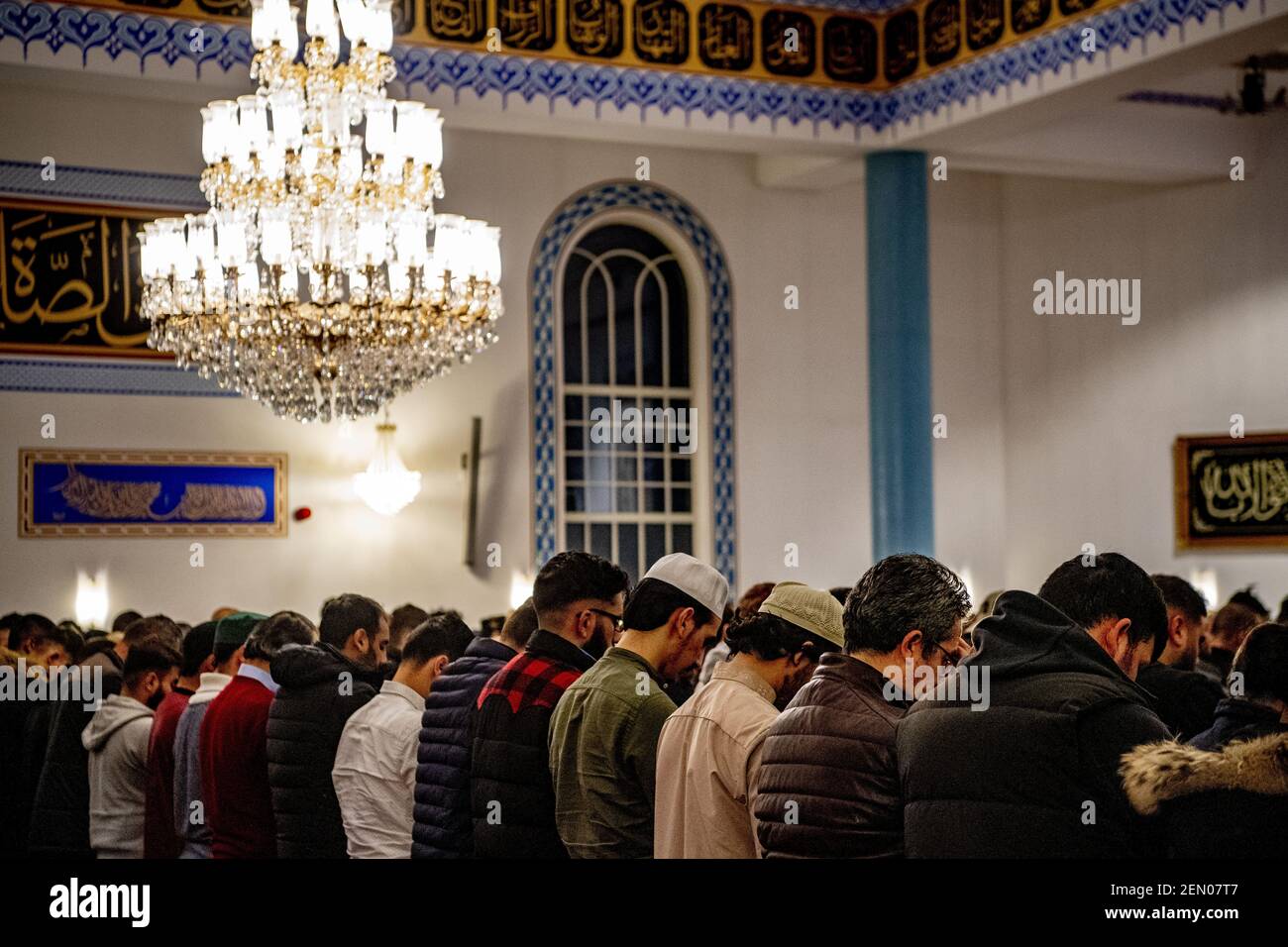 ROTTERDAM - Start of the ramadan in the Mevlana mosque in Rotterdam ...