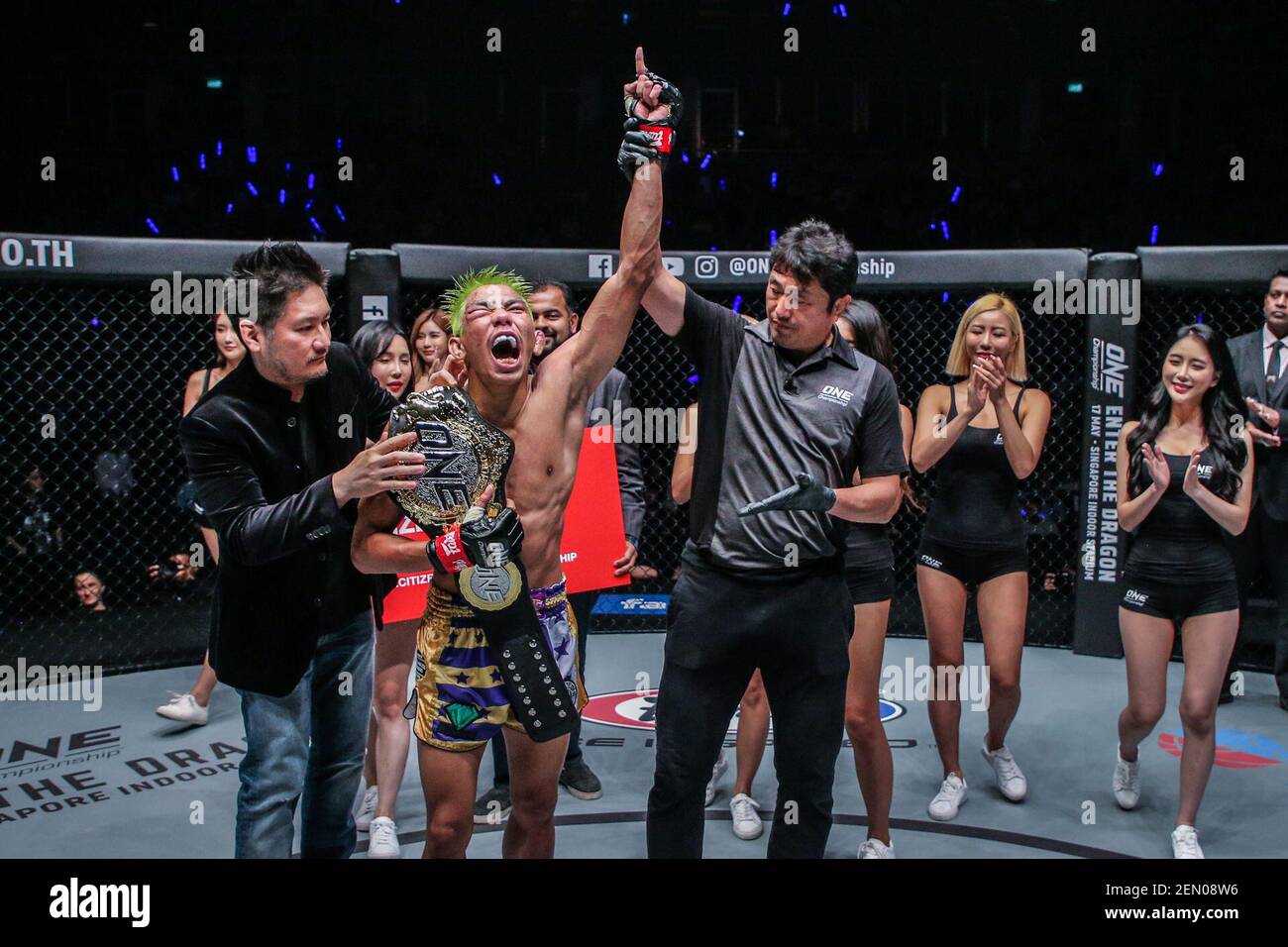 Petchdam Petchyindee Academy vs Elias Mahmoudi at ONE Championship (ONE ...