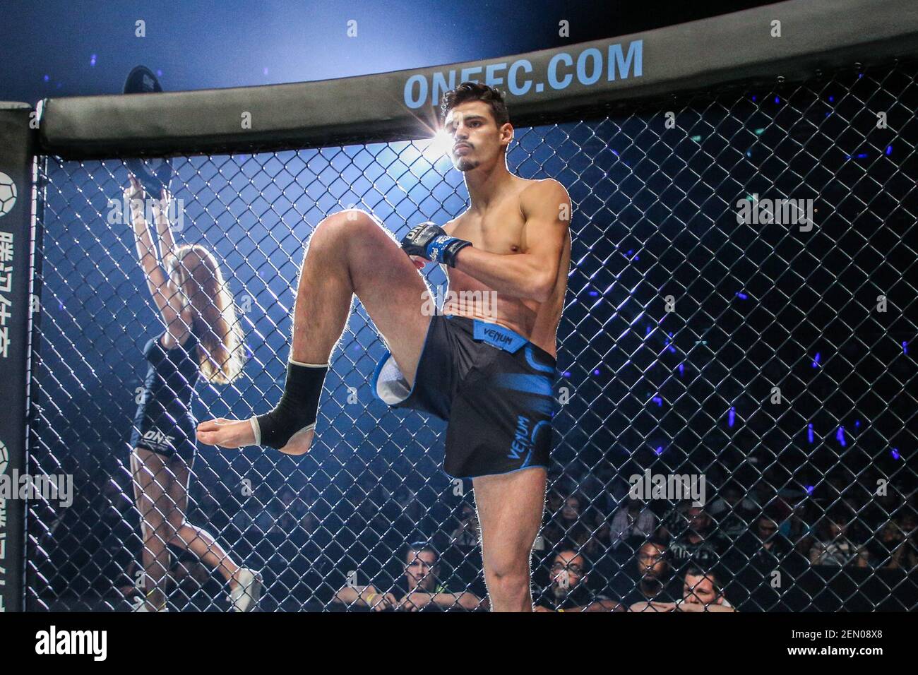 Petchdam Petchyindee Academy vs Elias Mahmoudi at ONE Championship (ONE ...