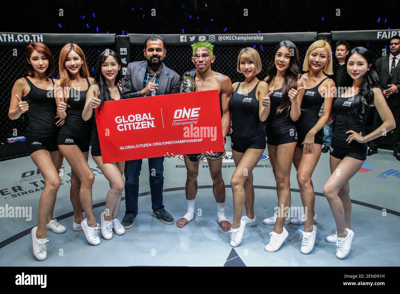 Petchdam Petchyindee Academy vs Elias Mahmoudi at ONE Championship (ONE ...