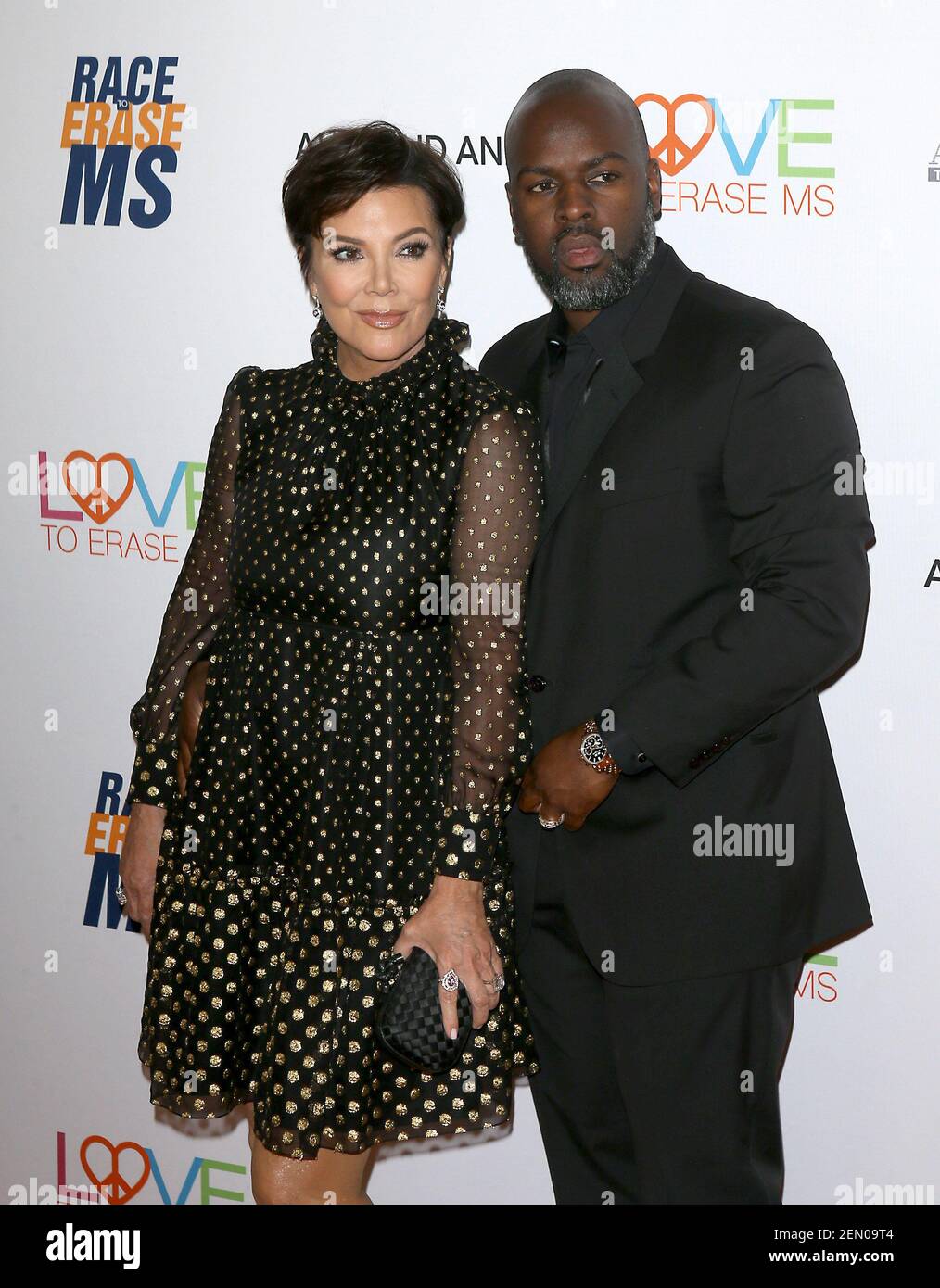 Kris Jenner and Cory Gamble arrive to The 26th Annual Race to Erase MS ...