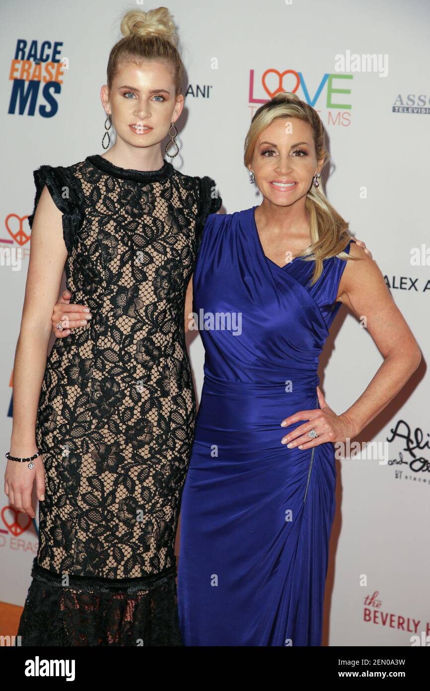 Camille Grammer and Mason Grammer at the 26th Annual Race To Erase MS ...