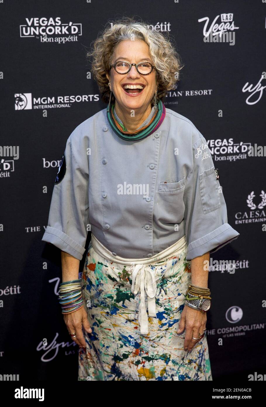 Chef Susan Feniger arrives at the Grand Tasting at Vegas Uncork'd by ...