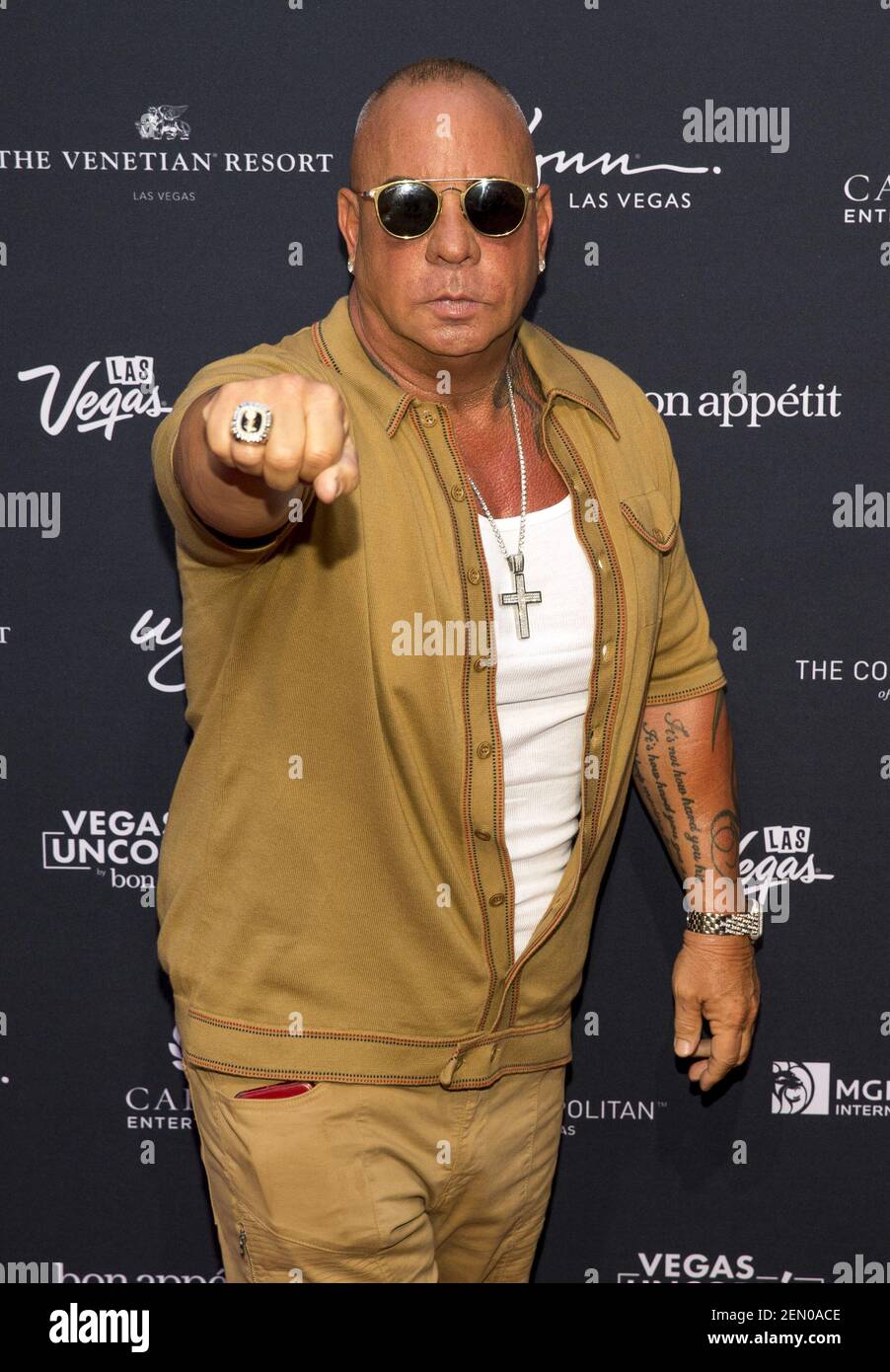 Chef Steve Martorano arrives at the Grand Tasting at Vegas Uncork'd by ...