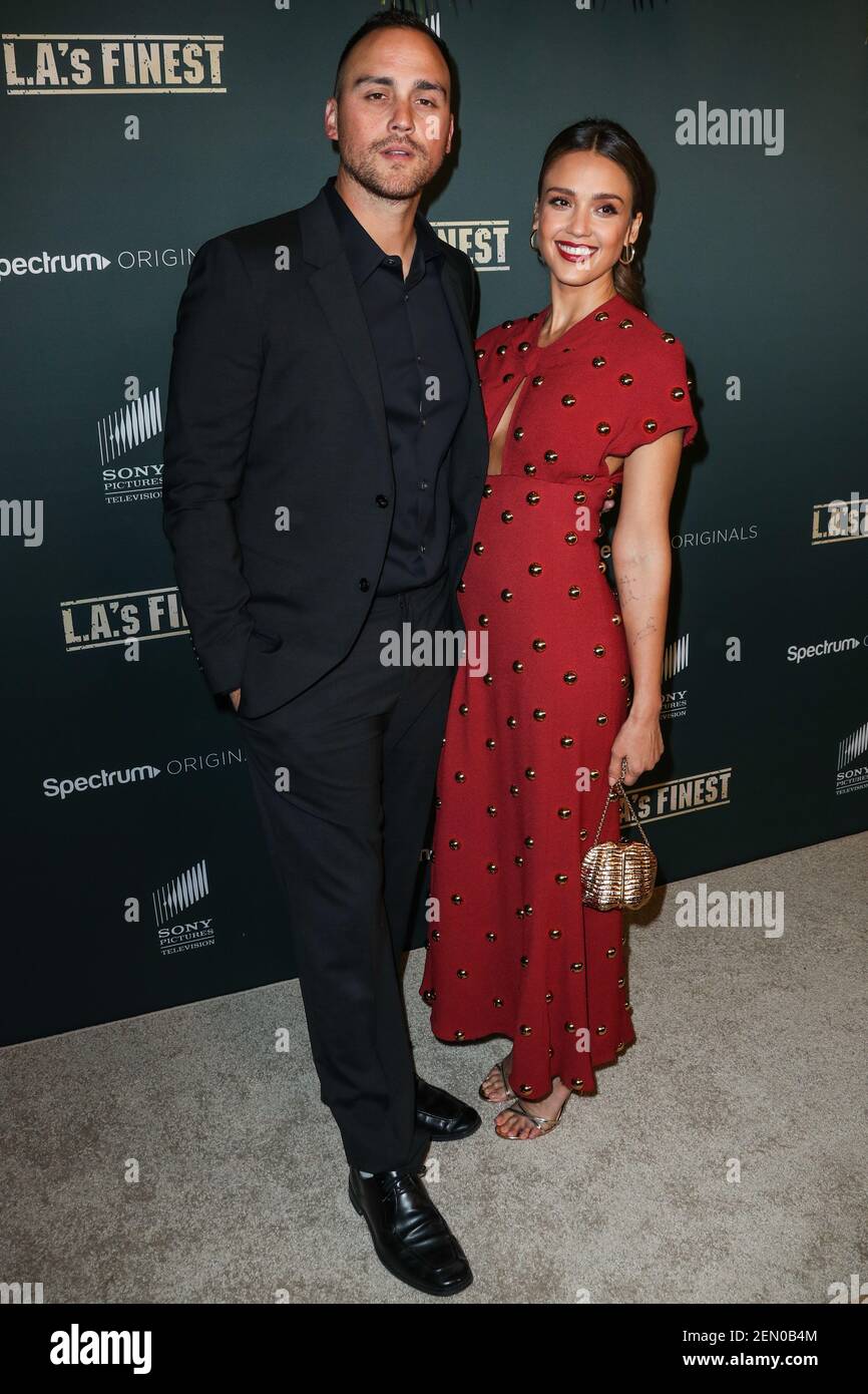 Actor Joshua Alba and sister/actress Jessica Alba arrive at the Los ...