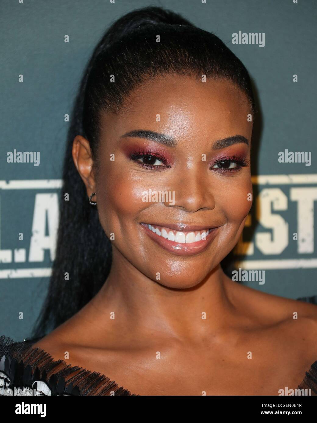 Actress Gabrielle Union arrives at the Los Angeles Premiere Of Spectrum ...