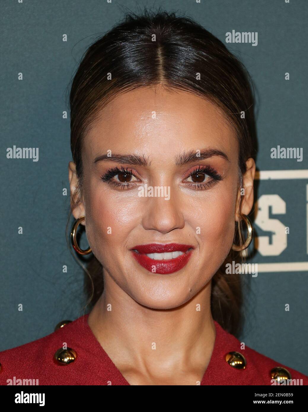 Actress Jessica Alba arrives at the Los Angeles Premiere Of Spectrum's ...