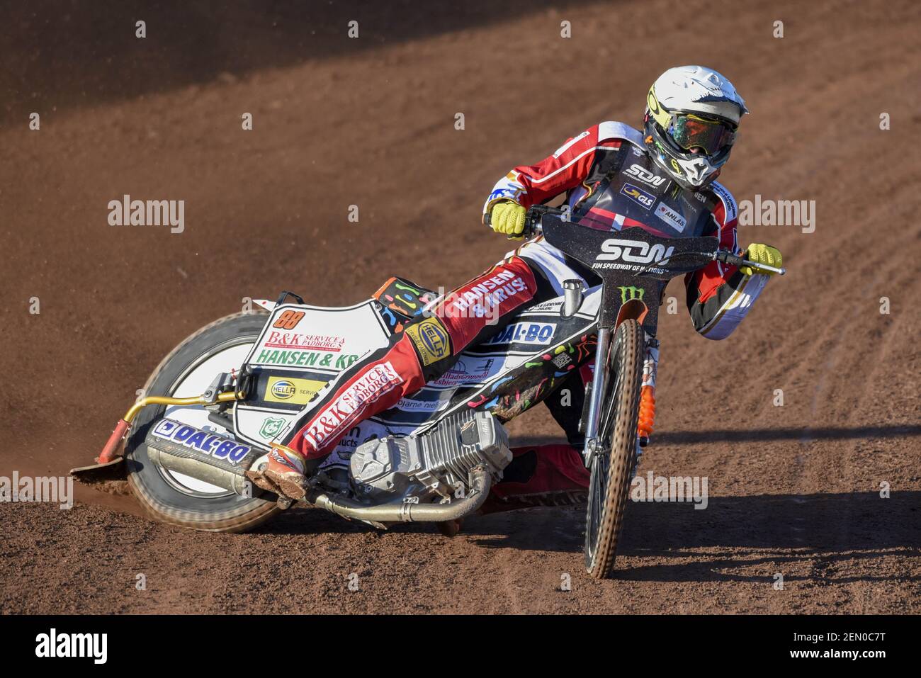 Niels-Kristian Iversen of Denmark in heath 2 during the 2019 Monster ...