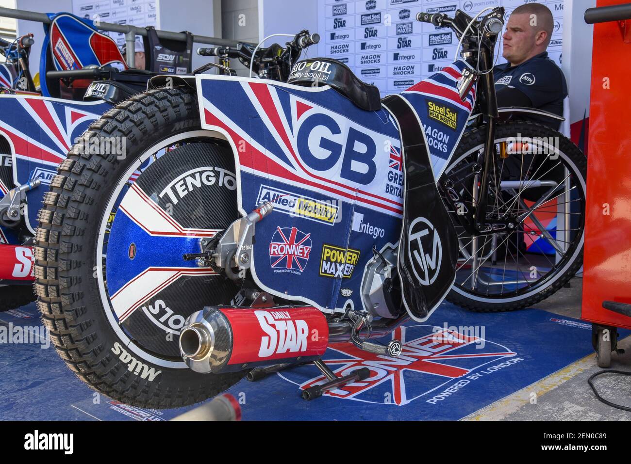 Speedway motorcycle pictured during the 2019 Monster Energy FIM ...