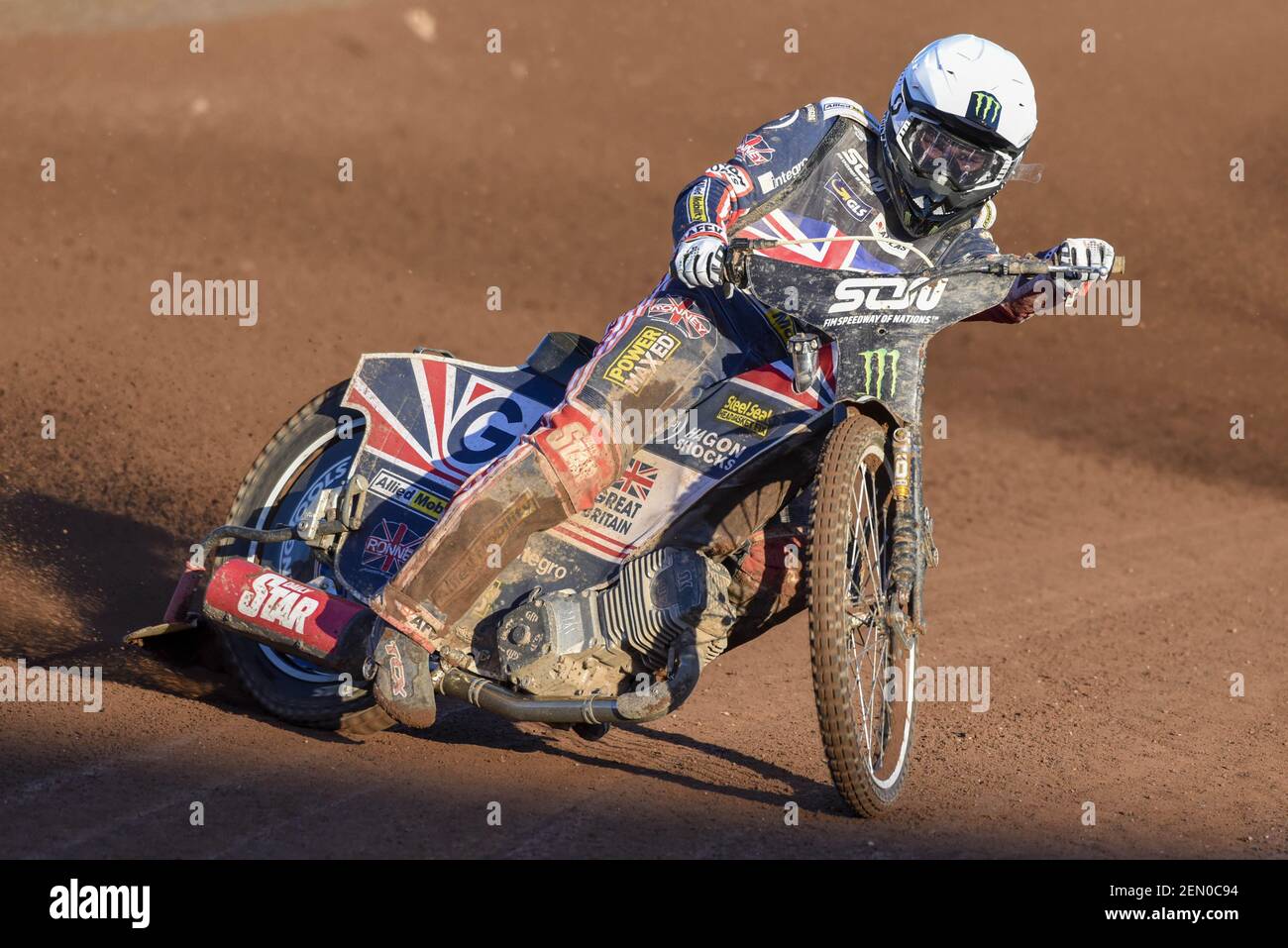 Tai Woffinden of Great Britain in action on the track during the 2019 ...