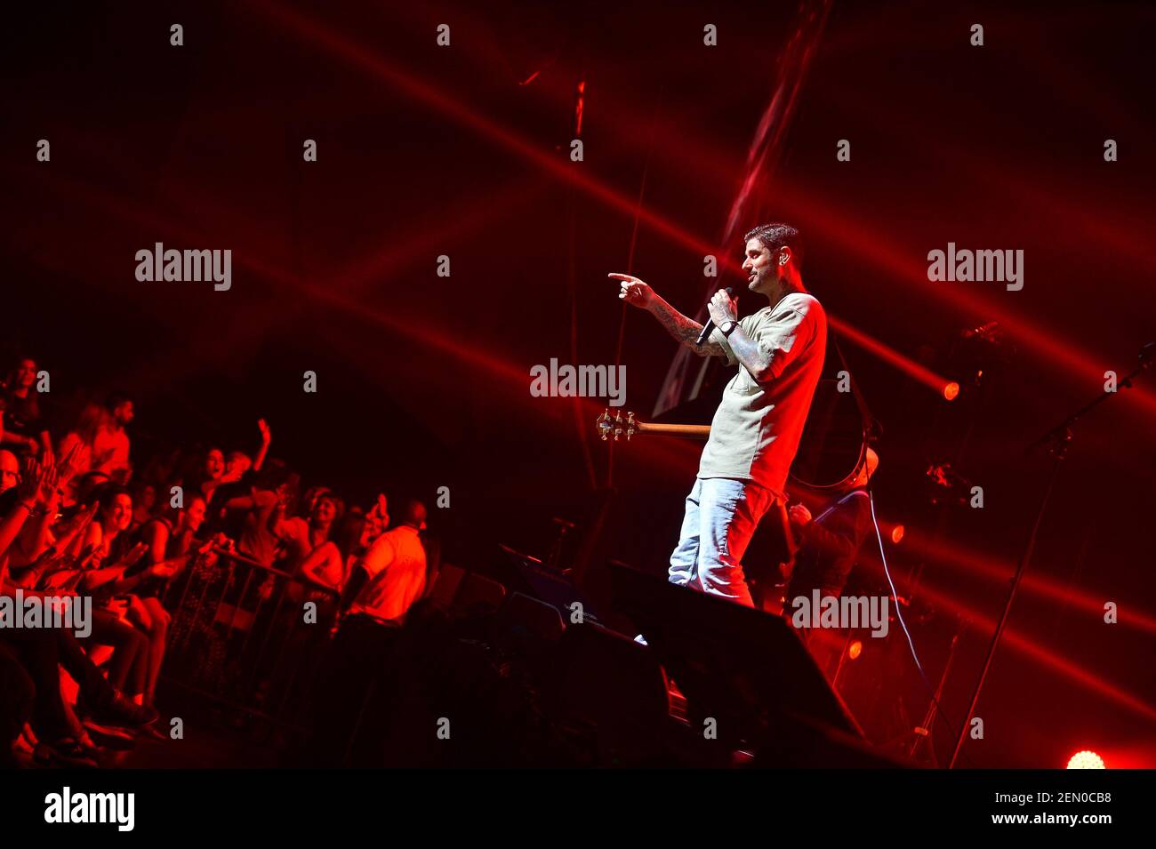 MIAMI, FL - MAY 10: Singer Melendi Performs to a sell out concert at ...