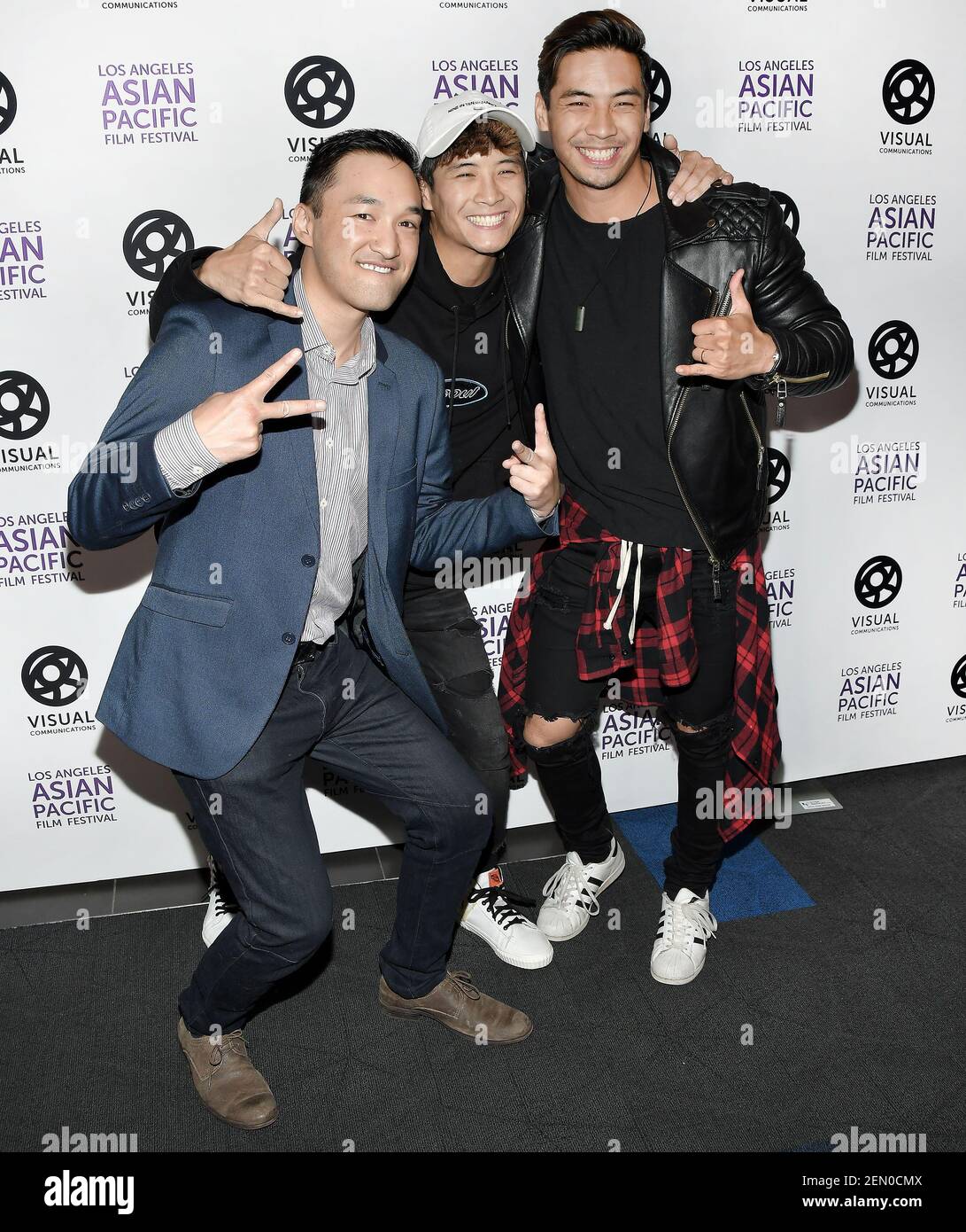 (L-R) Mike Ginn, Peter Sudarso and Yoshi Sudarso at the 2019 Los ...