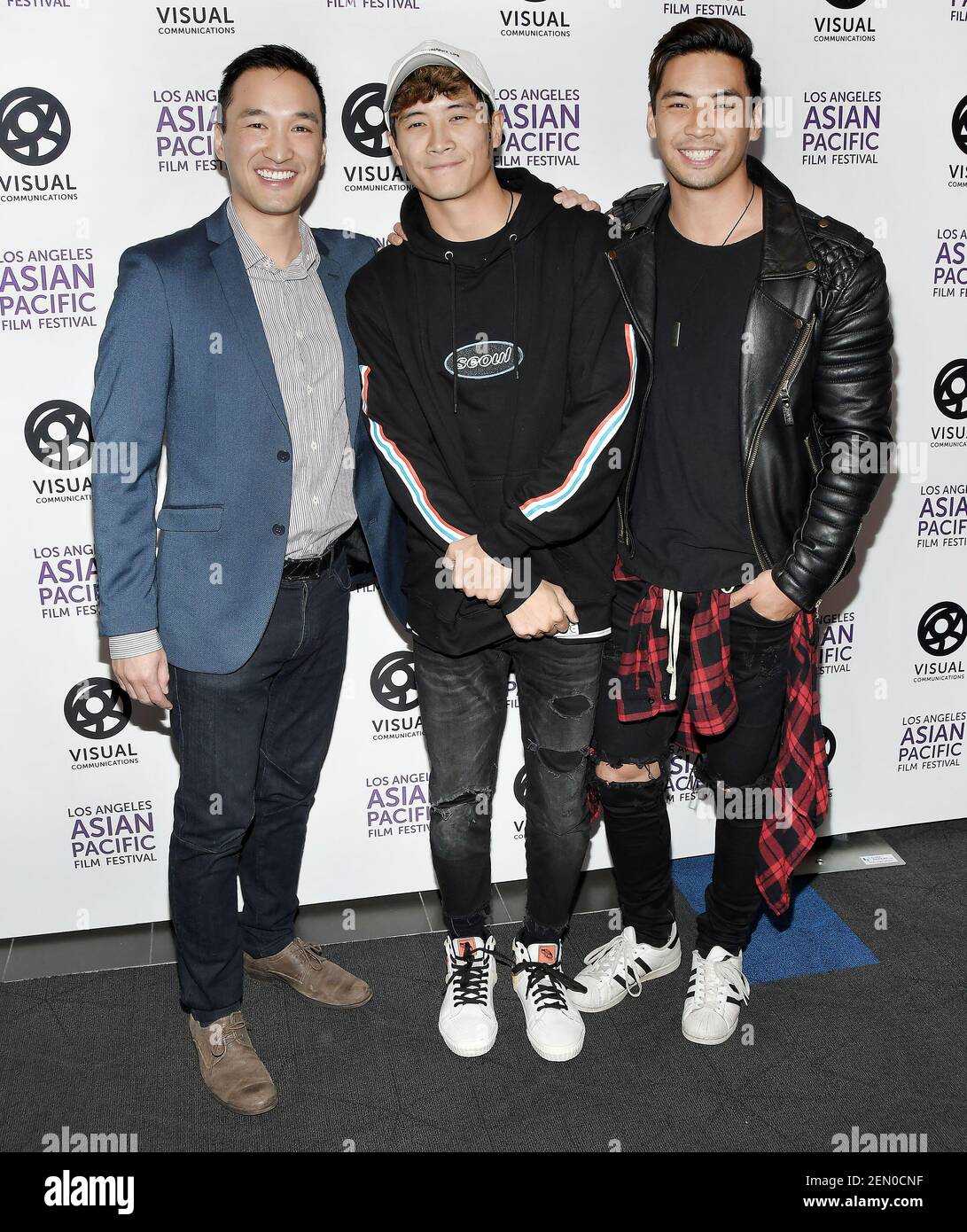 (L-R) Mike Ginn, Peter Sudarso and Yoshi Sudarso at the 2019 Los ...