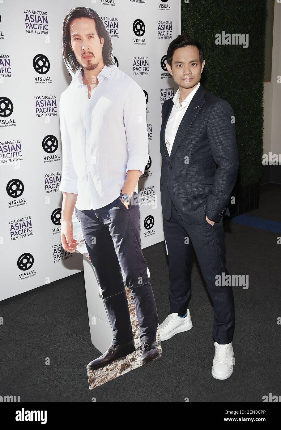 (L-R) Desmond Chiam and Osric Chau at the 2019 Los Angeles Asian ...
