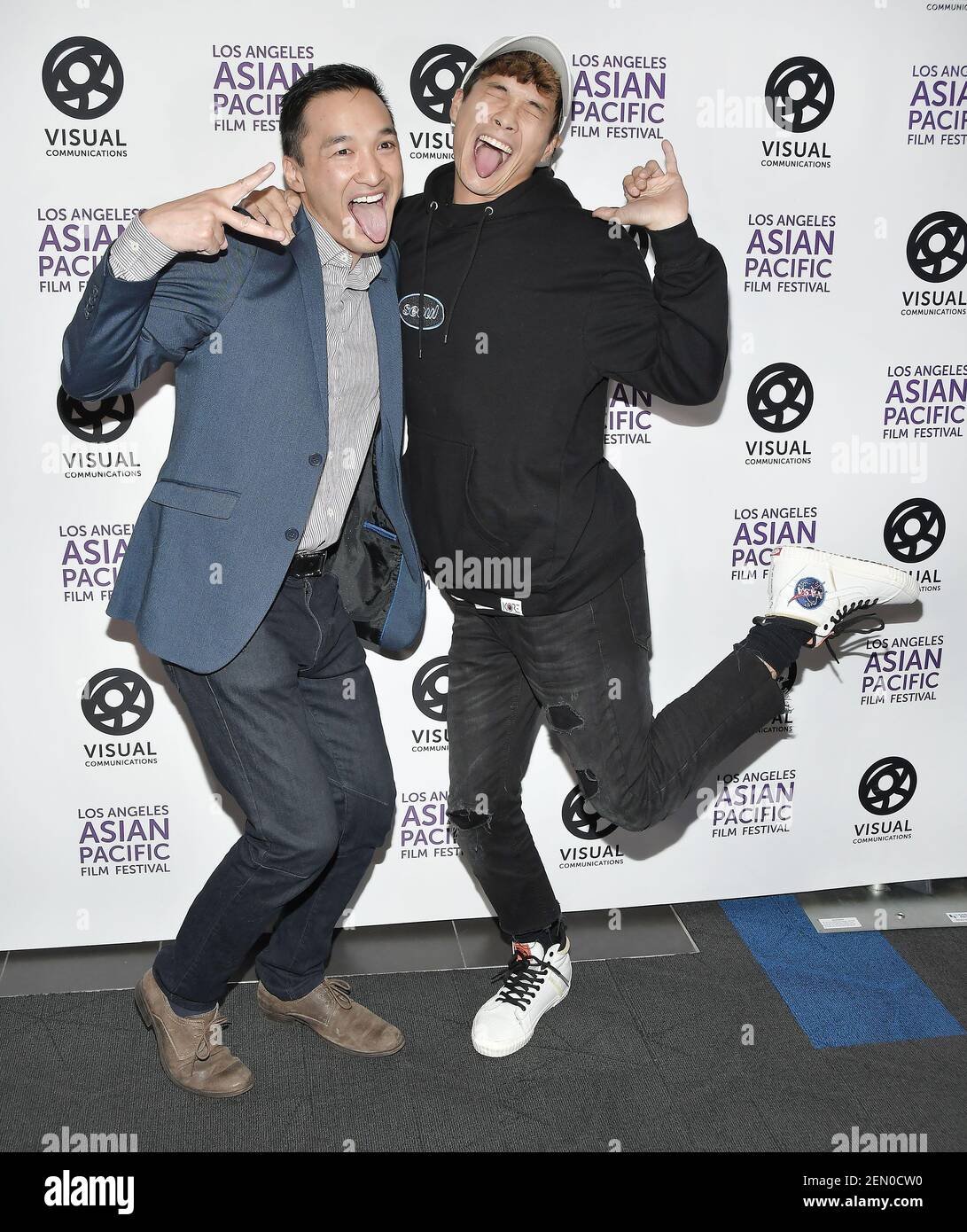 (L-R) Mike Ginn and Peter Sudarso at the 2019 Los Angeles Asian Pacific ...