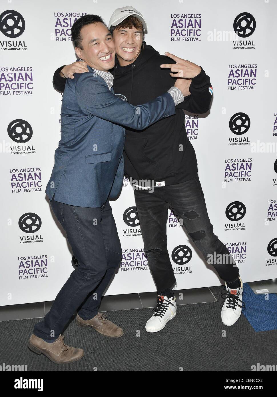 (L-R) Mike Ginn and Peter Sudarso at the 2019 Los Angeles Asian Pacific ...