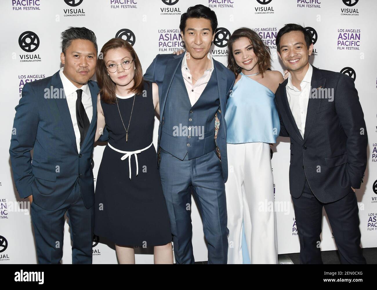 (L-R) "Empty By Design" Cast & Crew - Dante Basco, Director Andrea A ...