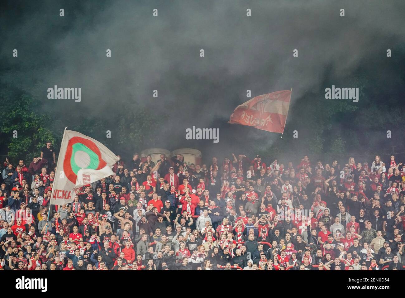 May 11, 2019: CSKA fans during the A PFG match between CSKA Sofia and ...