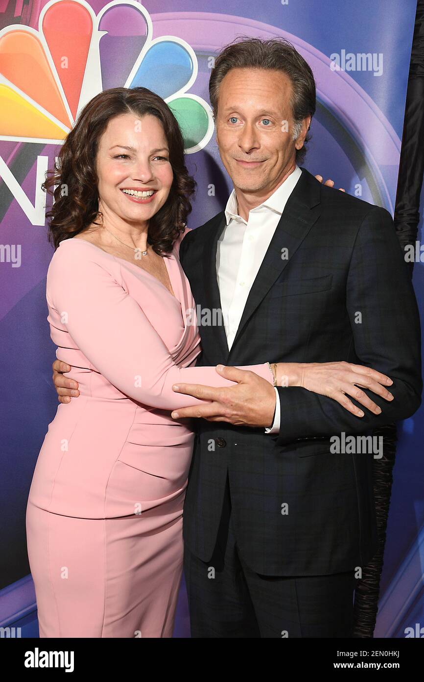 Fran Drescher and Steven Weber of "Indebted" attends NBC's 2019-2020 ...
