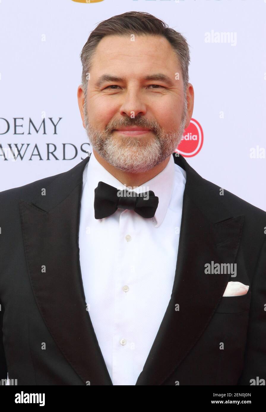 David Walliams seen on the red carpet during the Virgin Media BAFTA ...