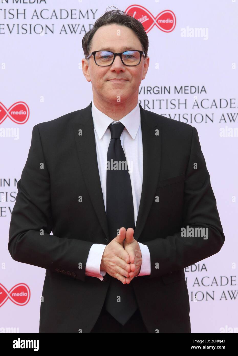 Reece Shearsmith seen on the red carpet during the Virgin Media BAFTA ...