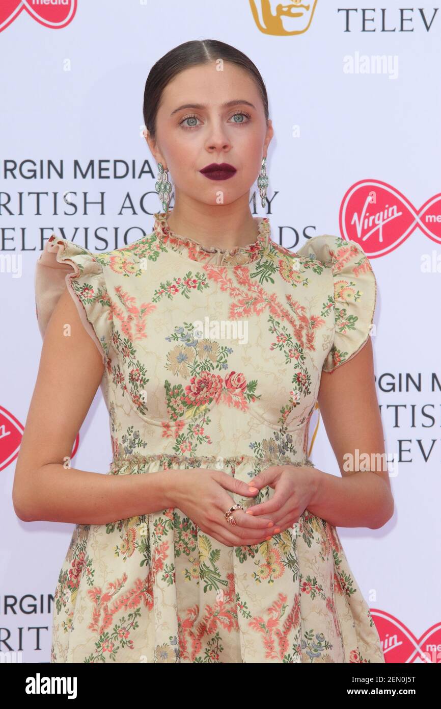 Bel Powley seen on the red carpet during the Virgin Media BAFTA ...