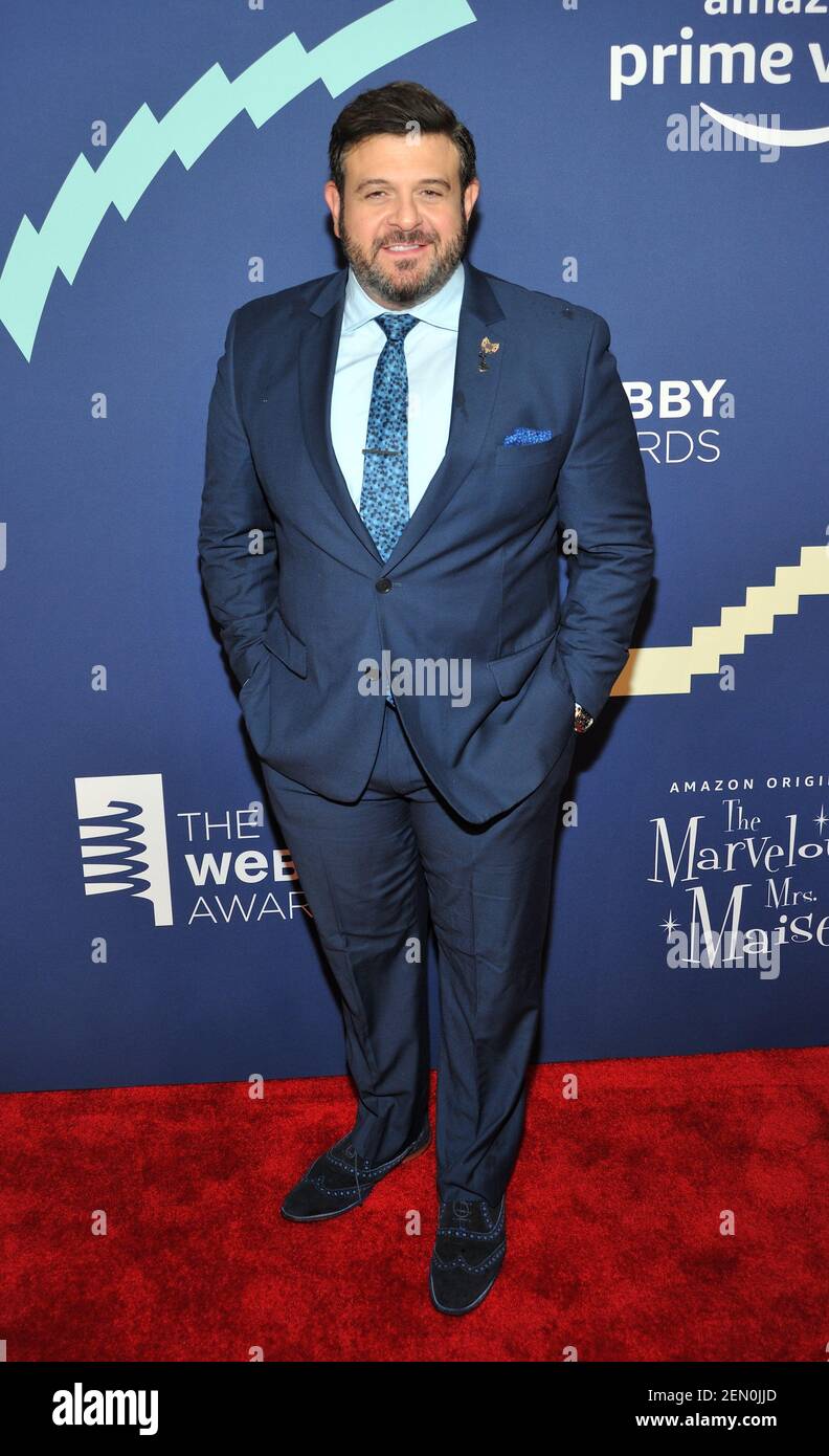 Actor Adam Richman attends the 23rd Annual Webby Awards at Cipriani ...