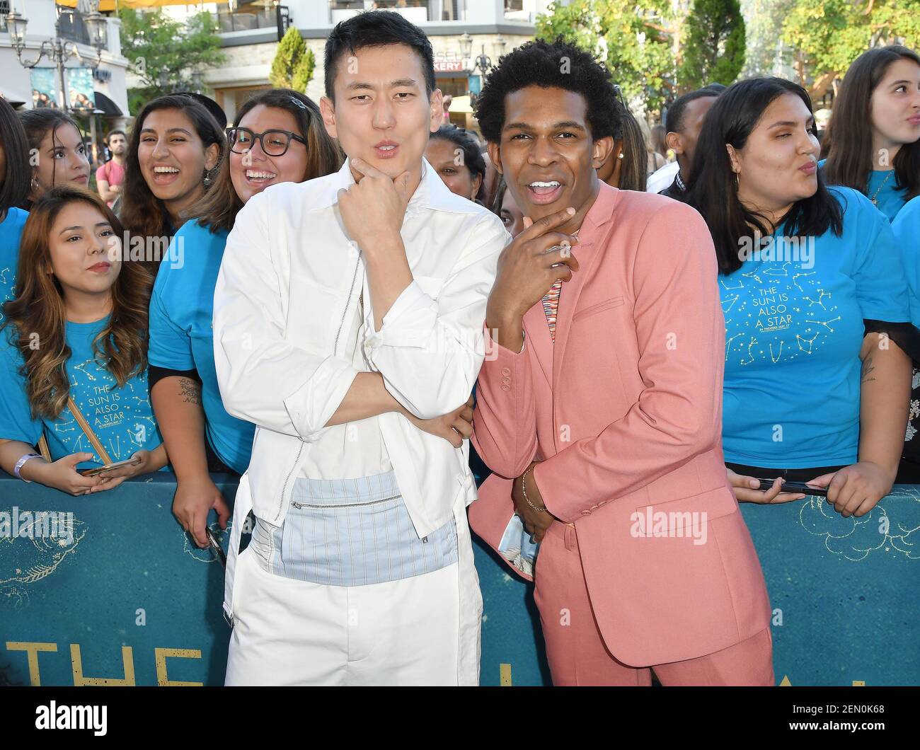 (L-R) Jake Choi and Camrus Johnson at "The Sun Is Also A Star" Los ...