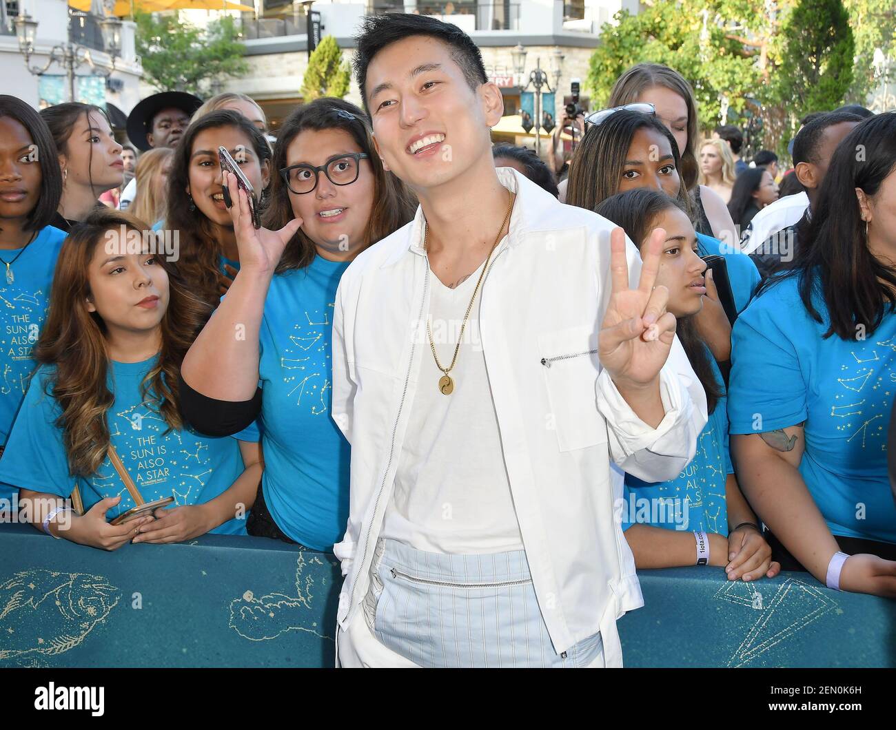 Jake Choi arrives at "The Sun Is Also A Star" Los Angeles Premiere held ...
