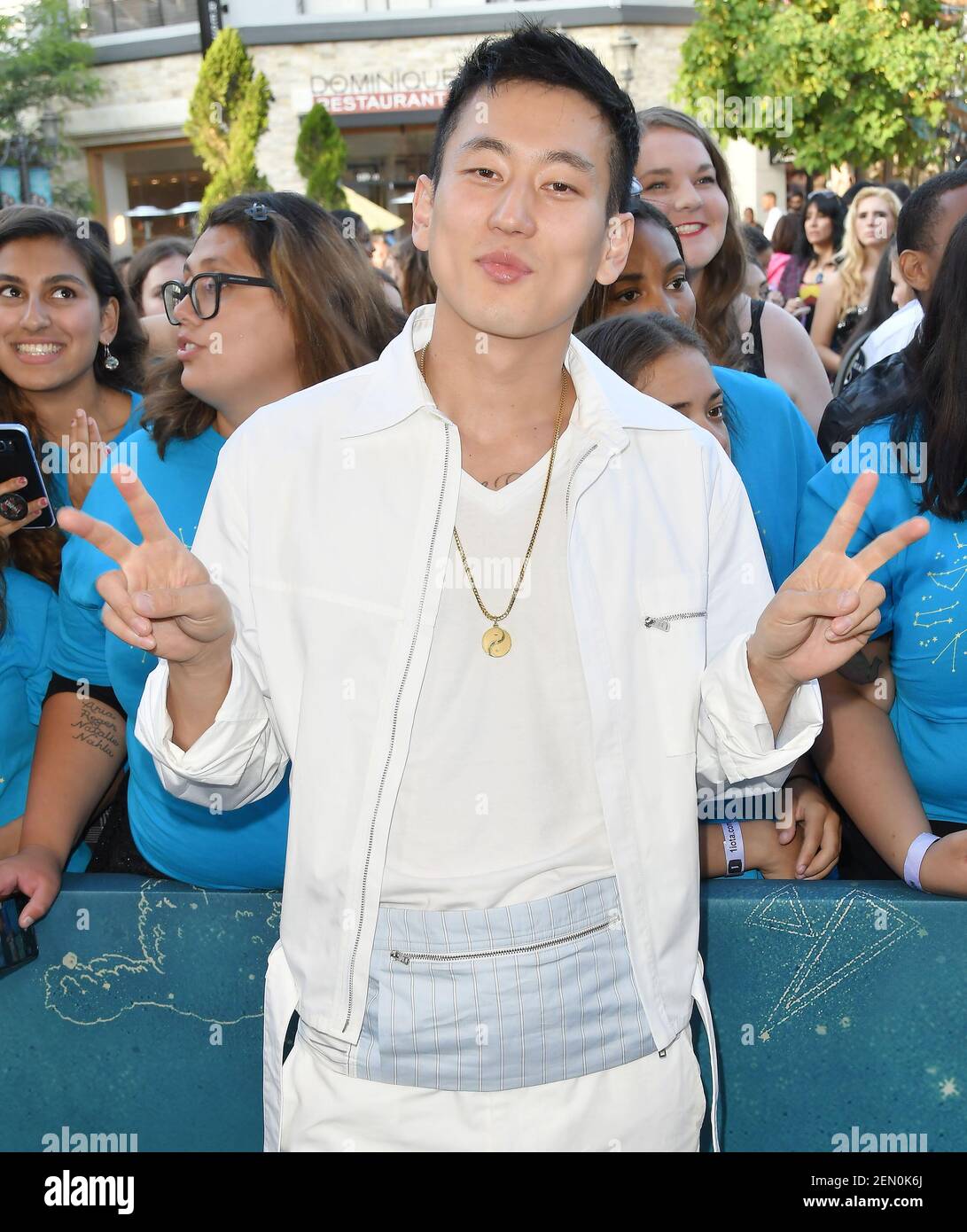 Jake Choi arrives at "The Sun Is Also A Star" Los Angeles Premiere held ...