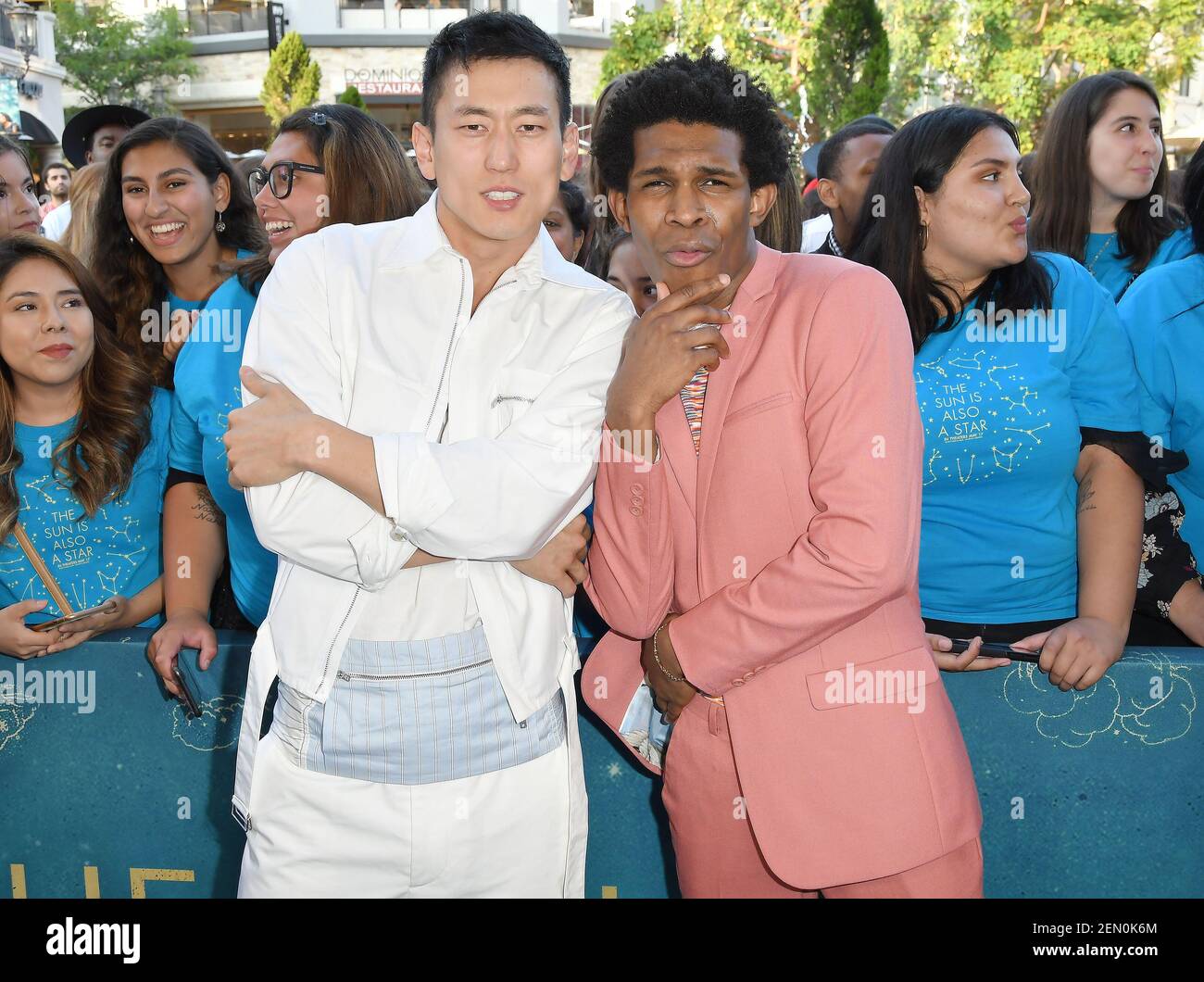 (L-R) Jake Choi and Camrus Johnson at "The Sun Is Also A Star" Los ...
