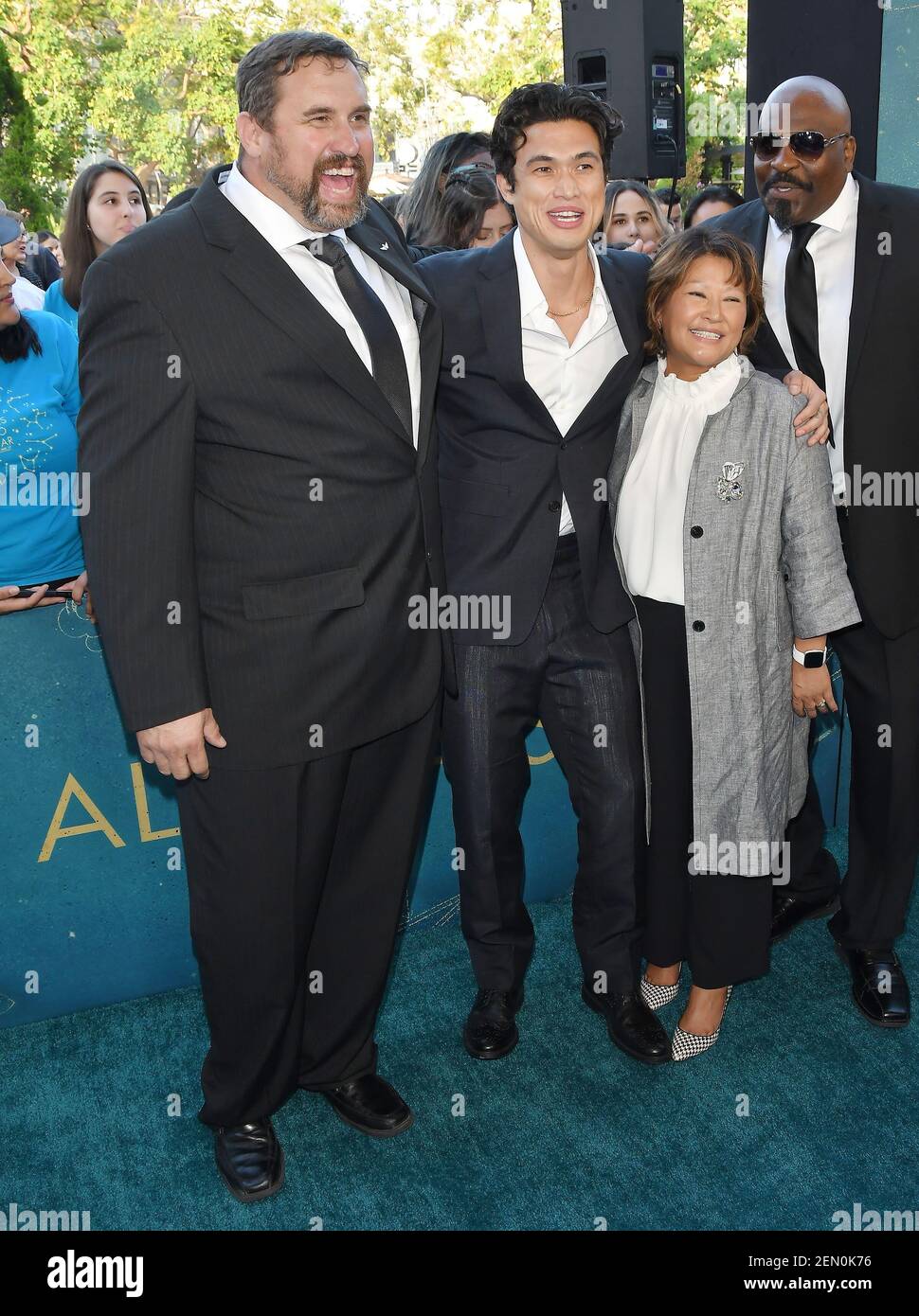 (L-R) Dad Phil Melton, Charles Melton and Mom Sukyong Melton at "The ...