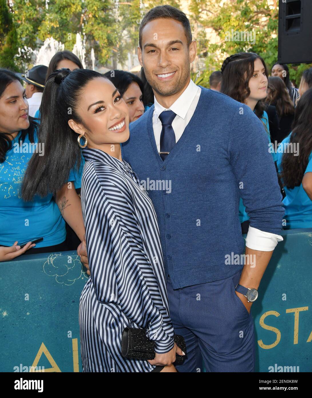 (L-R) Jules Aurora and Nick Denbeigh at "The Sun Is Also A Star" Los ...