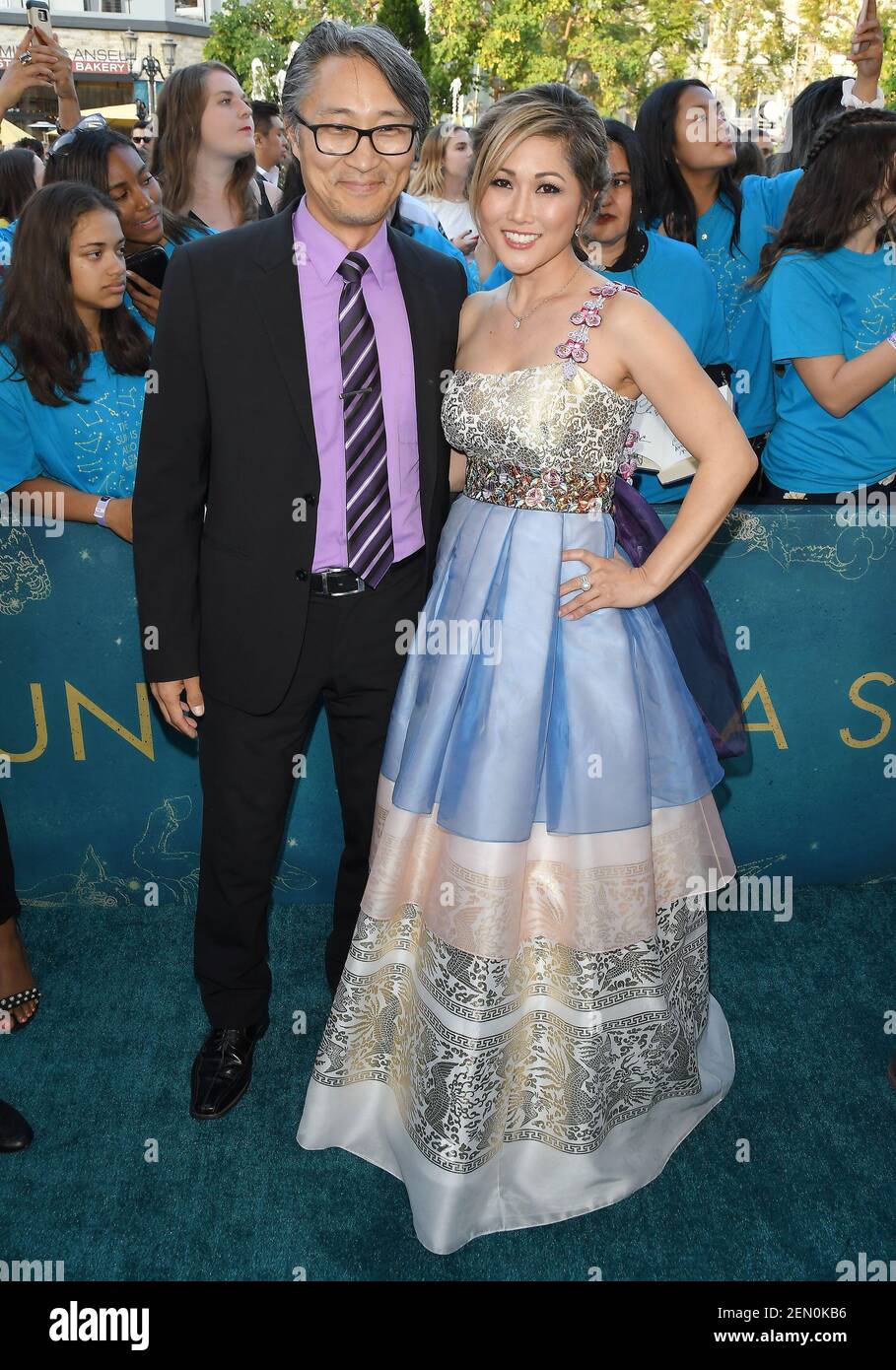 (L-R) Keong Sim and Cathy Shim at "The Sun Is Also A Star" Los Angeles ...