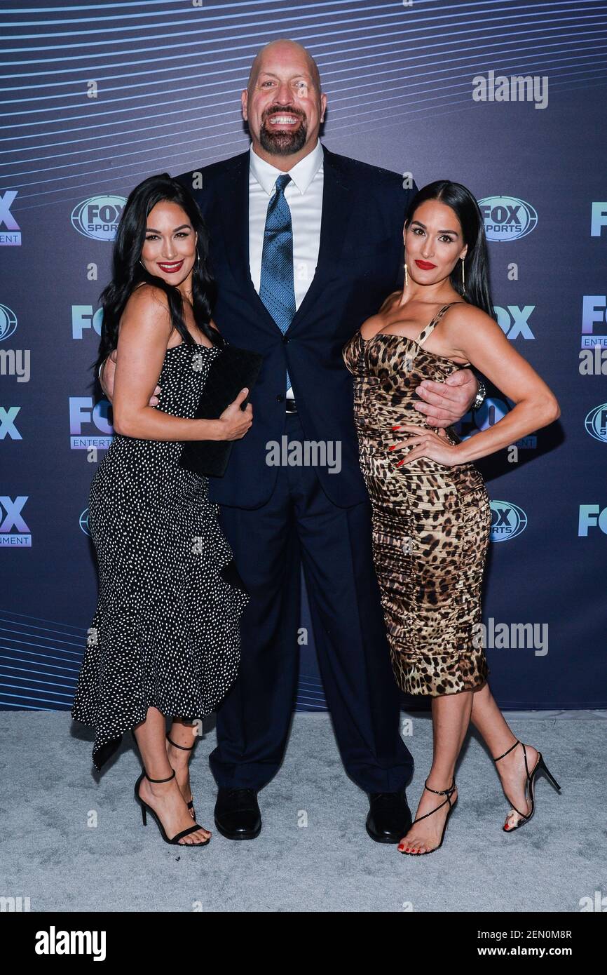 NEW YORK - MAY 13: Brie Bella, Paul "Big Show" Wight and Nikki Bella ...