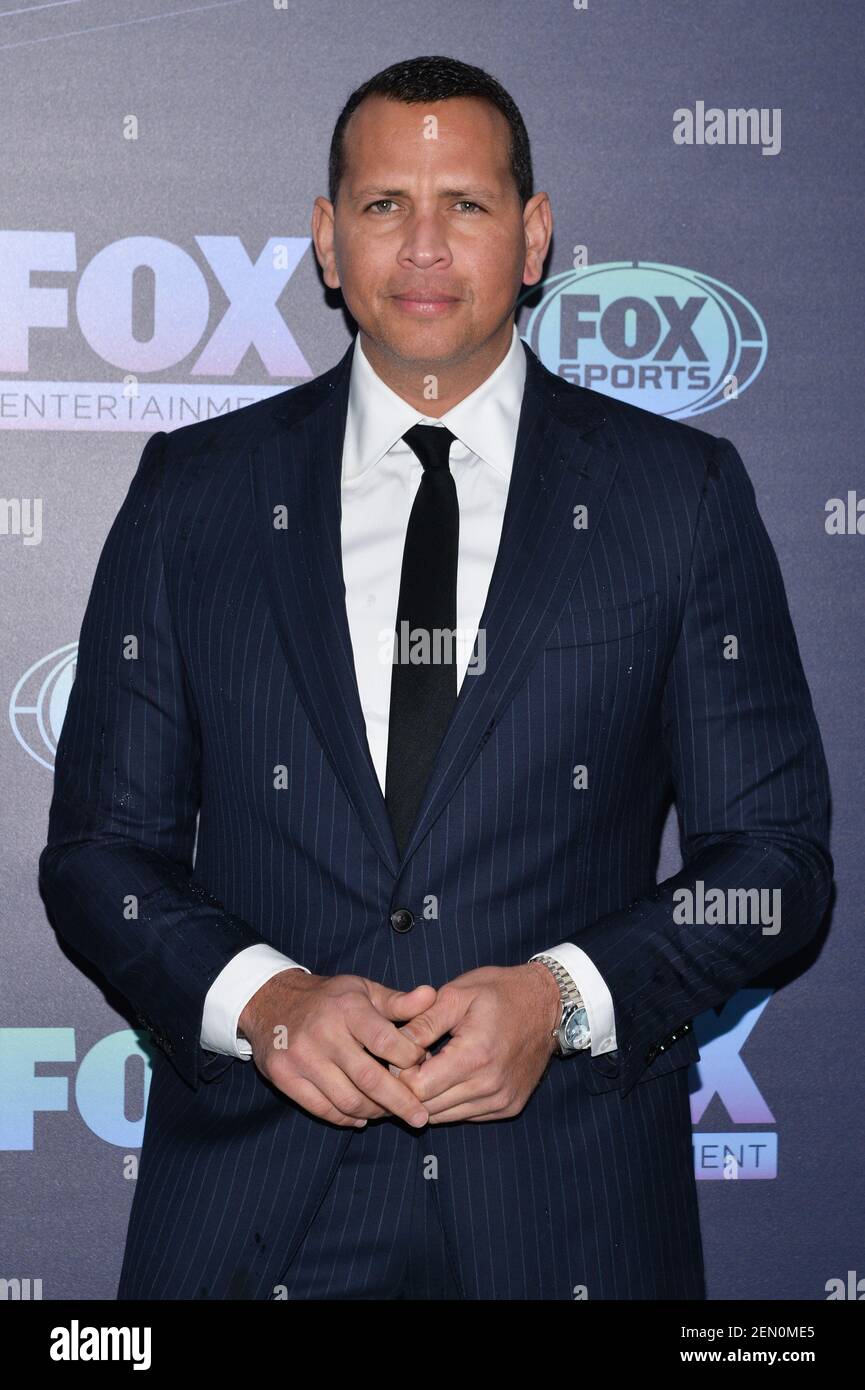 NEW YORK - MAY 13: Alex Rodriguez attends the Fox 2019 Upfront Red ...
