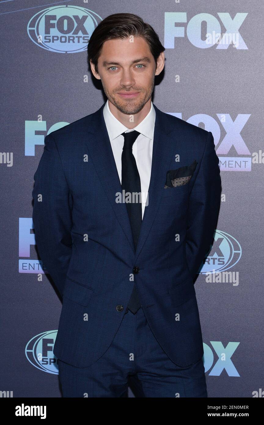 NEW YORK - MAY 13: Tom Payne attends the Fox 2019 Upfront Red Carpet ...