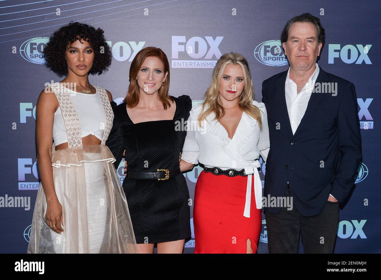 NEW YORK - MAY 13: Megalyn Ecikunwoke, Brittany Snow, Emily Osment and ...