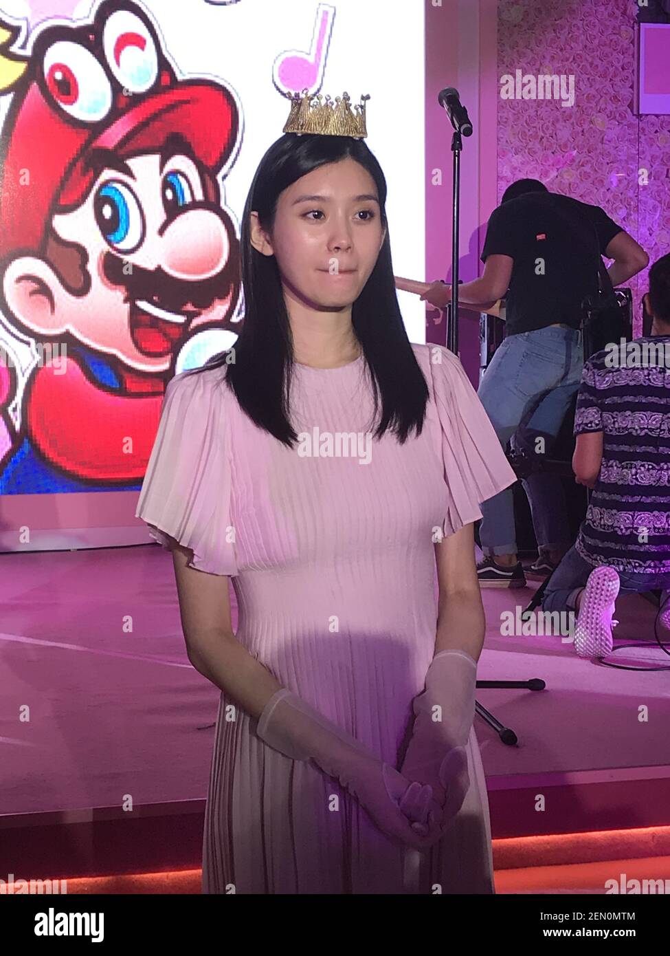 Chinese supermodel Ming Xi, also known as Xi Mengyao, attends a ...