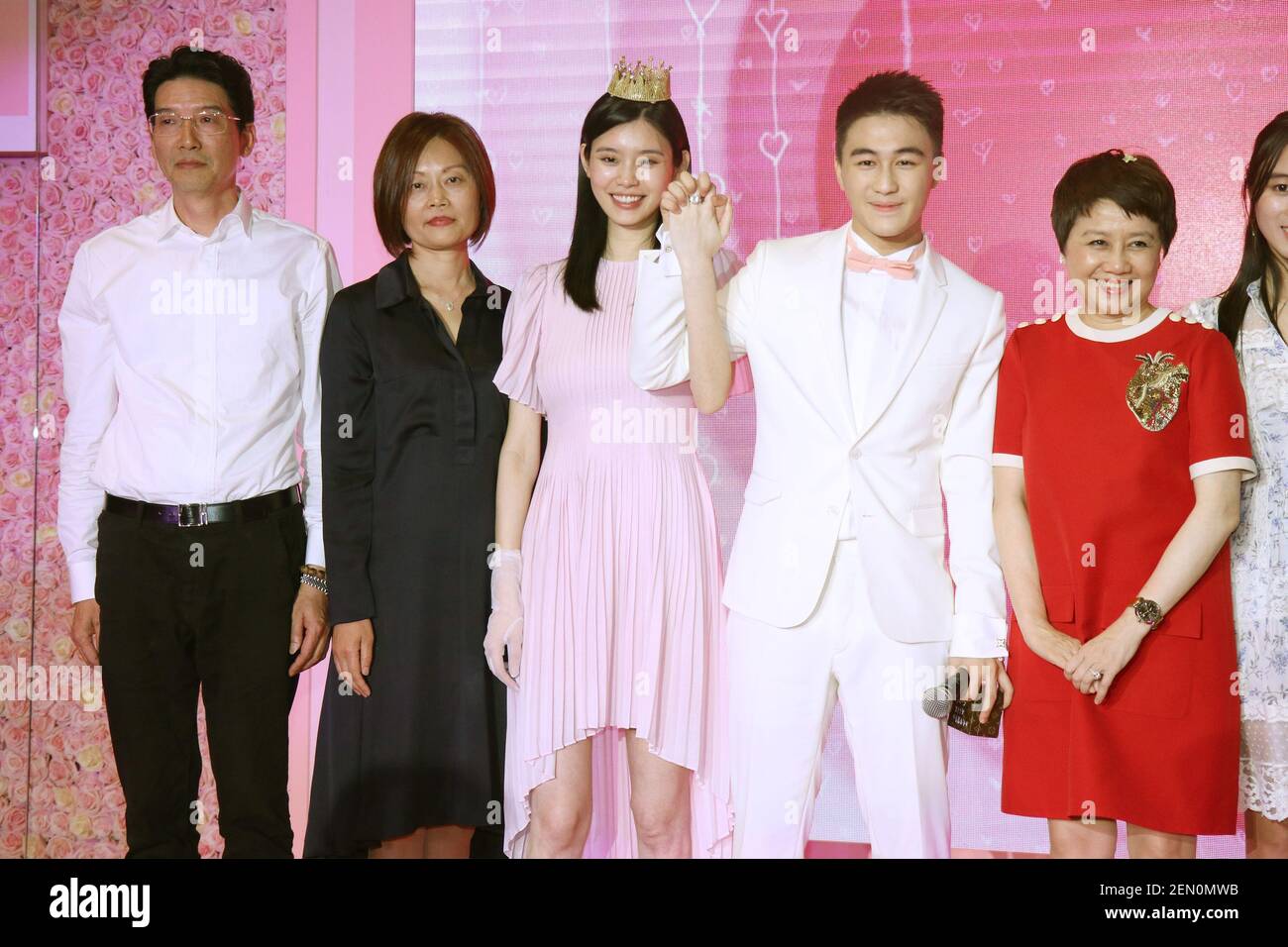 Mario Ho, third right, the son of Macau casino tycoon Stanley Ho and ...