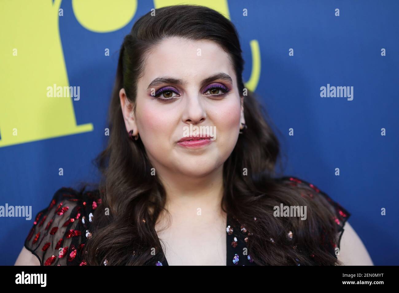 LOS ANGELES, CALIFORNIA, USA - MAY 13: Actress Beanie Feldstein arrives ...