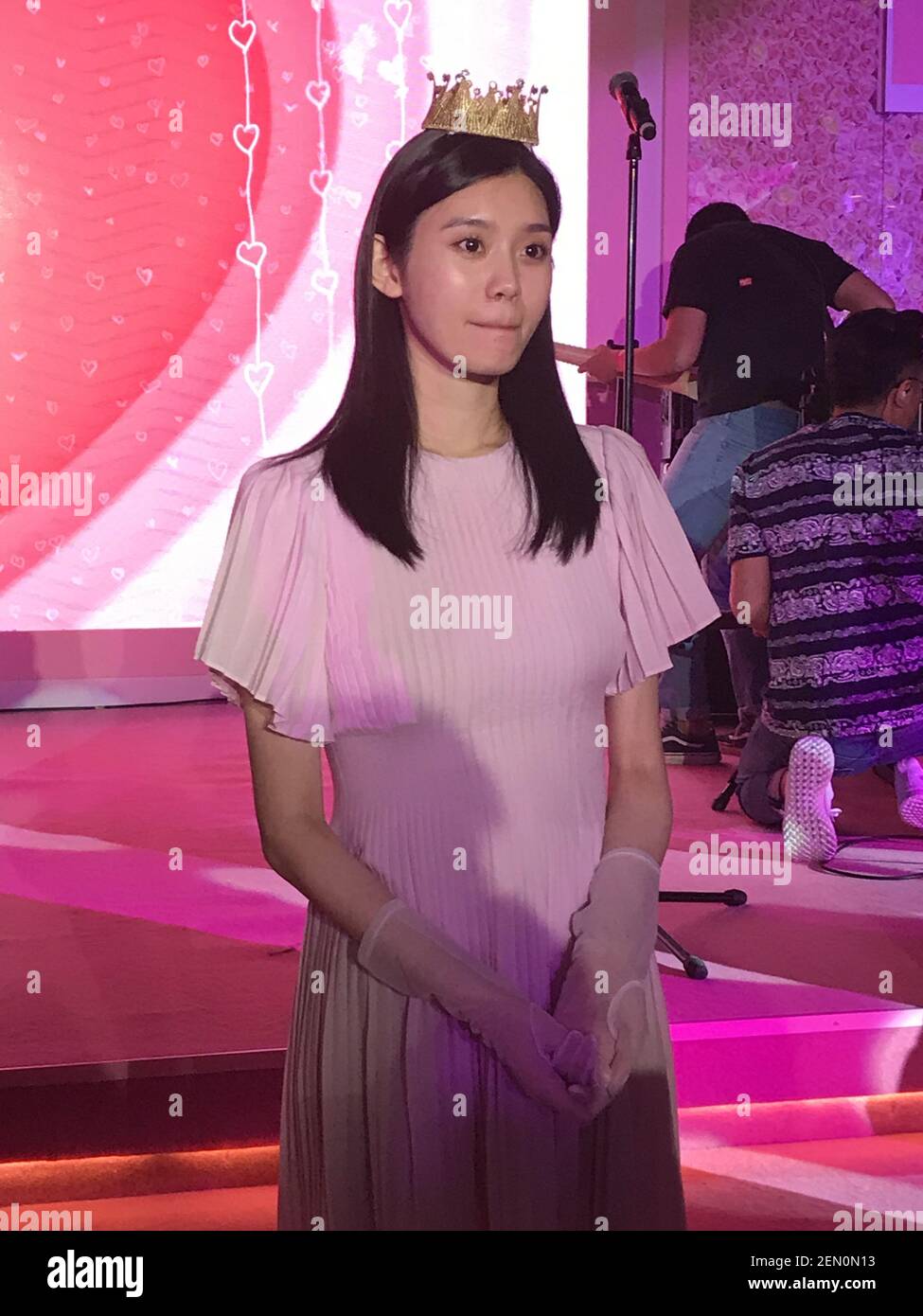 Chinese supermodel Ming Xi, also known as Xi Mengyao, attends a ...