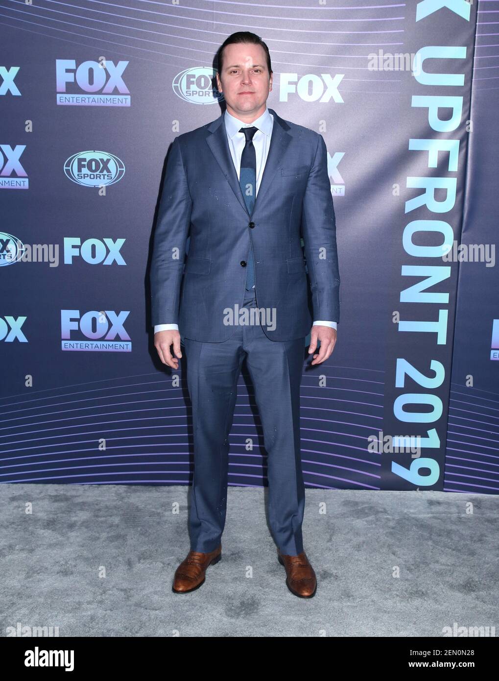 Michael Mosley attending Fox Networks Upfront in New York Stock Photo ...