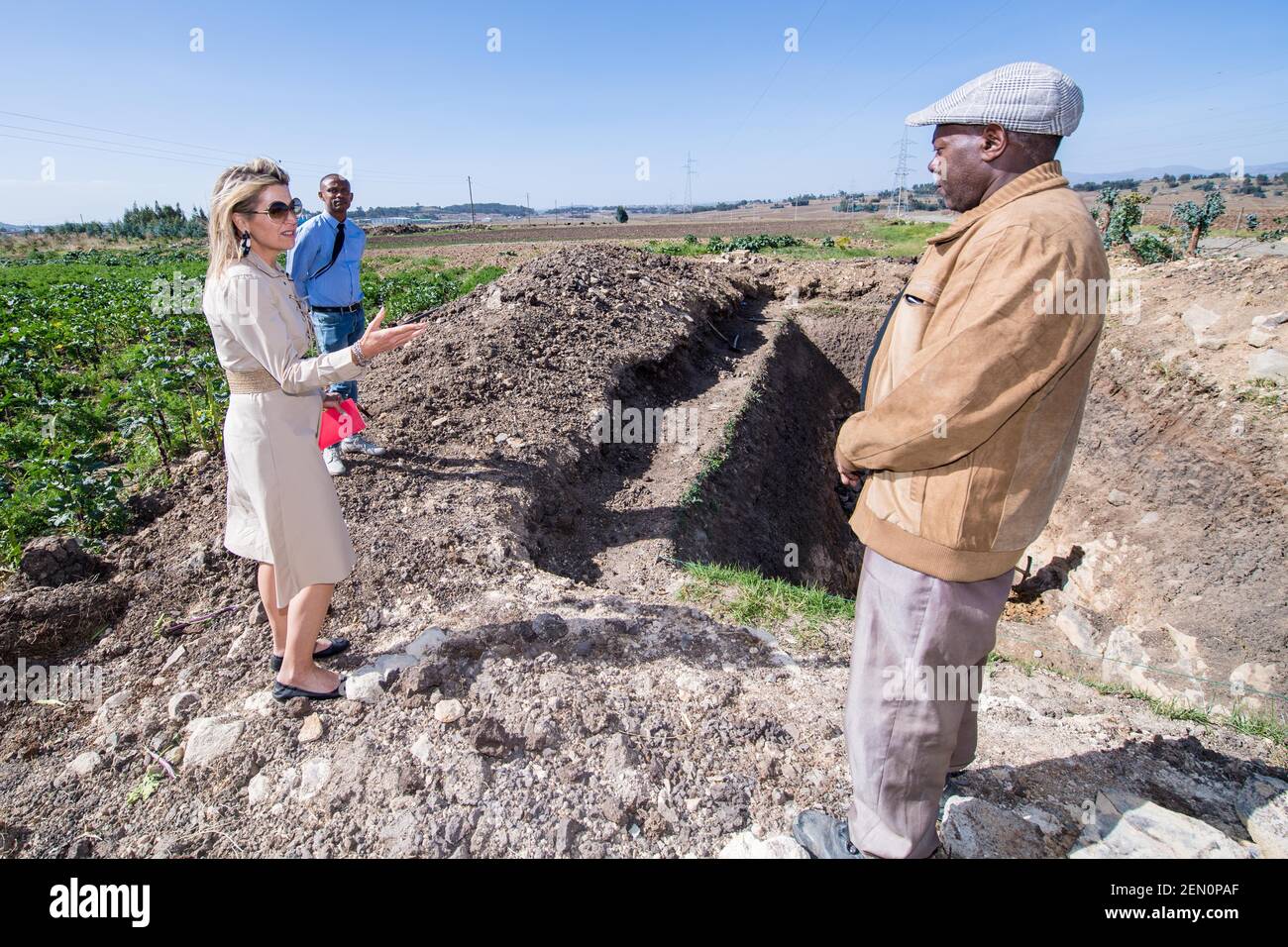 Queen Maxima of the Netherlands visits the Habesha beer brewery and ...