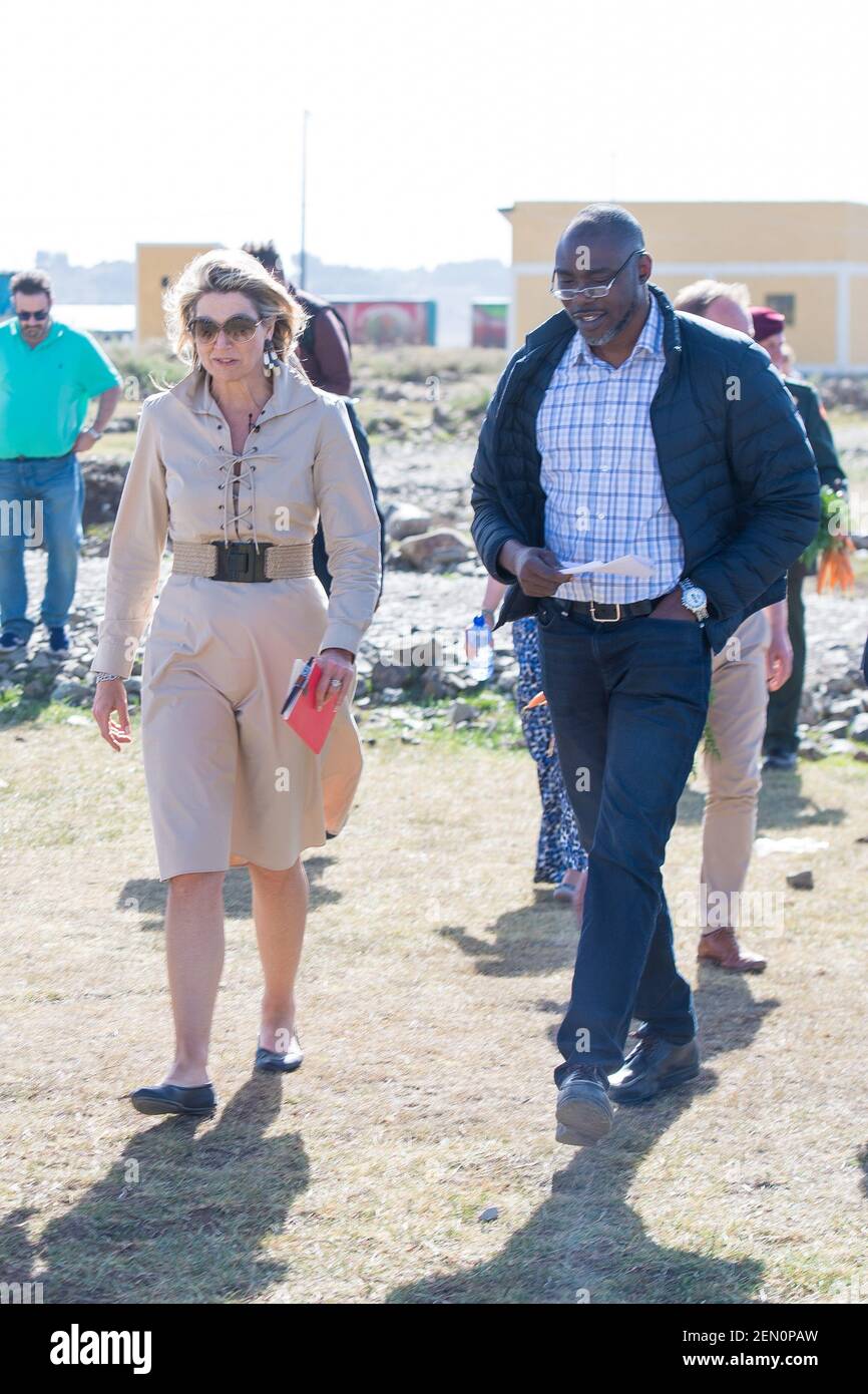 Queen Maxima of the Netherlands visits the Habesha beer brewery and ...