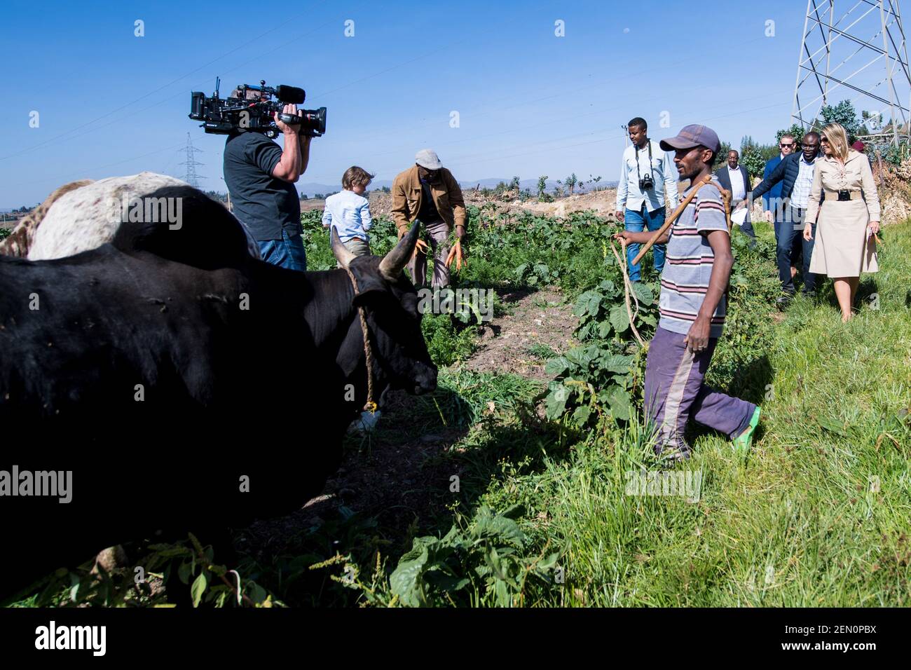Queen Maxima of the Netherlands visits the Habesha beer brewery and ...